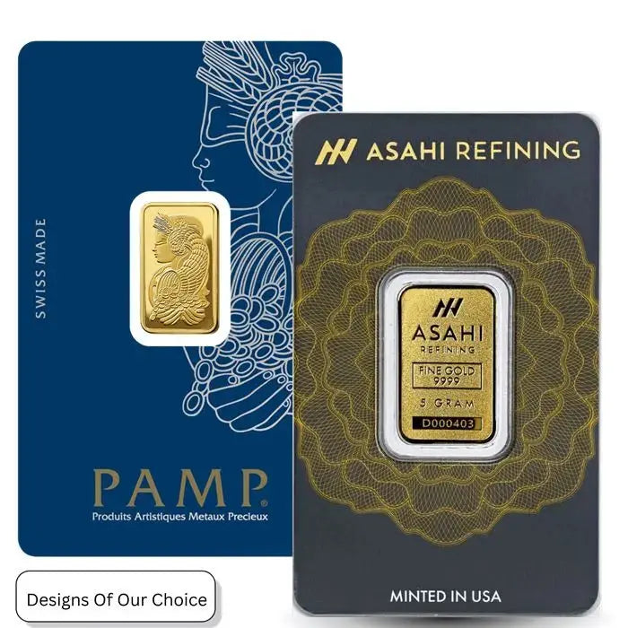 5 Gram Gold Bar – .9999 Fine Gold Design of Our Choice - Anchor ...